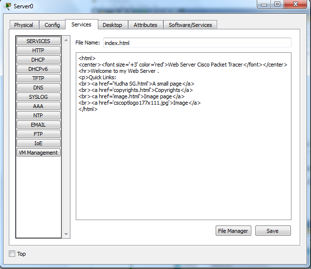 Tutorial Mebuat Web Server Sederhana di Cisco - Rajanya informasi mana Lagi