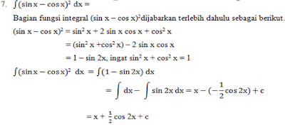 BELAJAR KALKULUS 2: INTEGRAL DARI FUNGSI TRIGONOMETRI