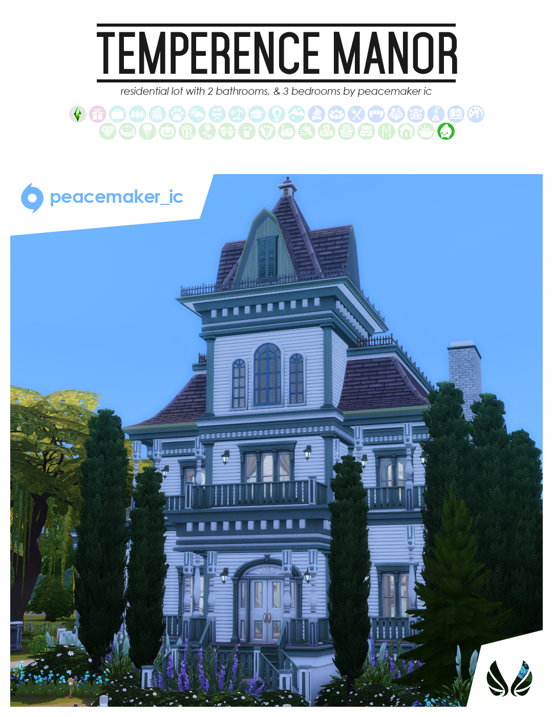 Simsational Designs: Paranormal Promenade - Two Houses for the ...