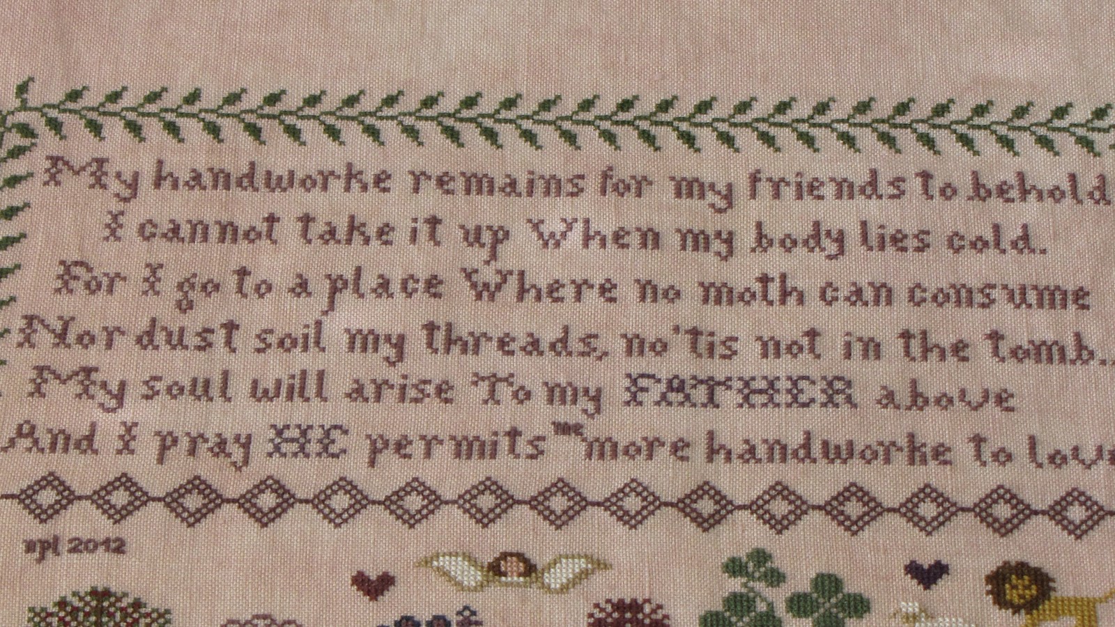 STITCHING-4-JOY: And Finally A Finish