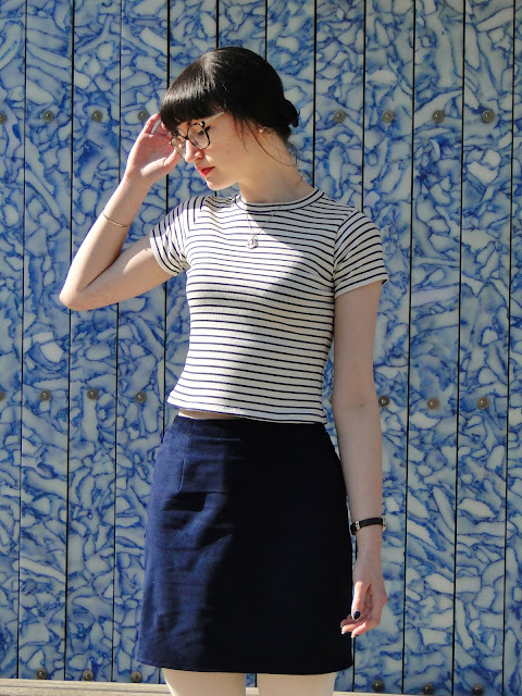 Looks Like I Made It: New Look 6843, Mini Skirt