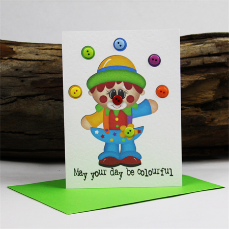 handmade button gift card ~ Creative Art and Craft Ideas