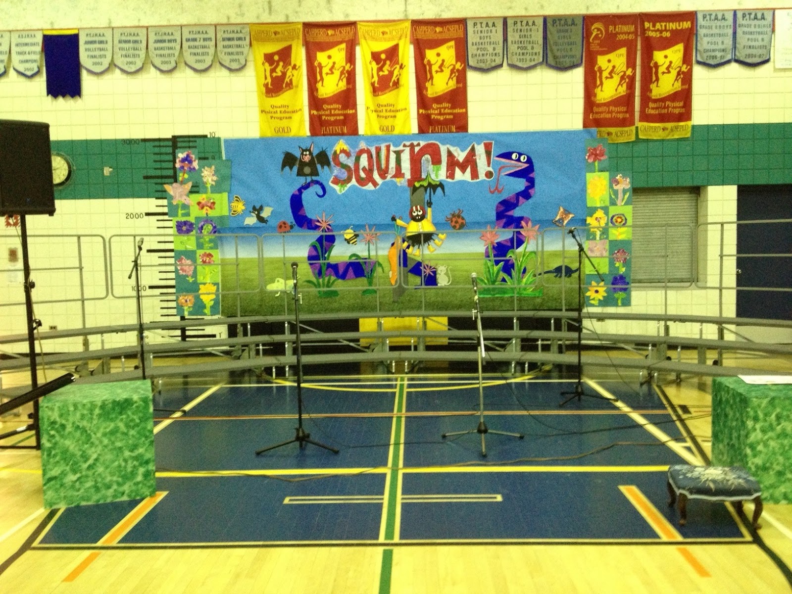 Music Notes: Grade 1 and 2 musical production of SQUIRM!!