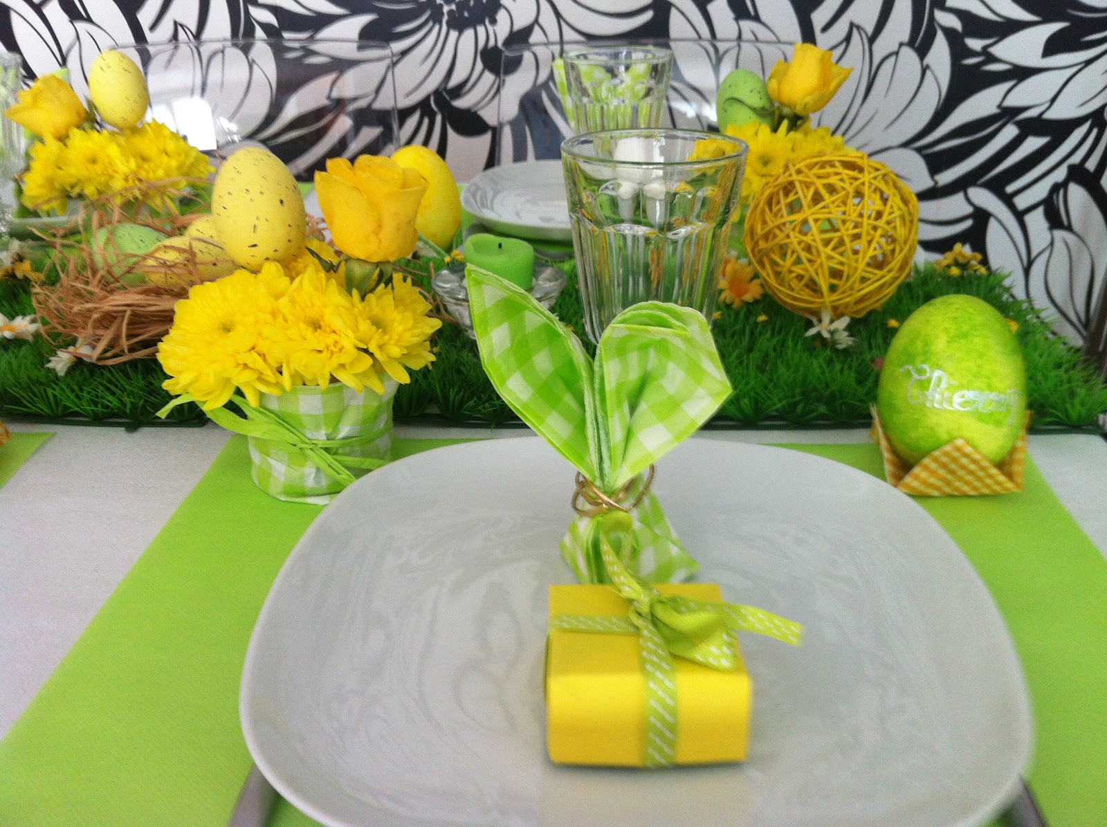 Déco table Paques: déco de table Paques