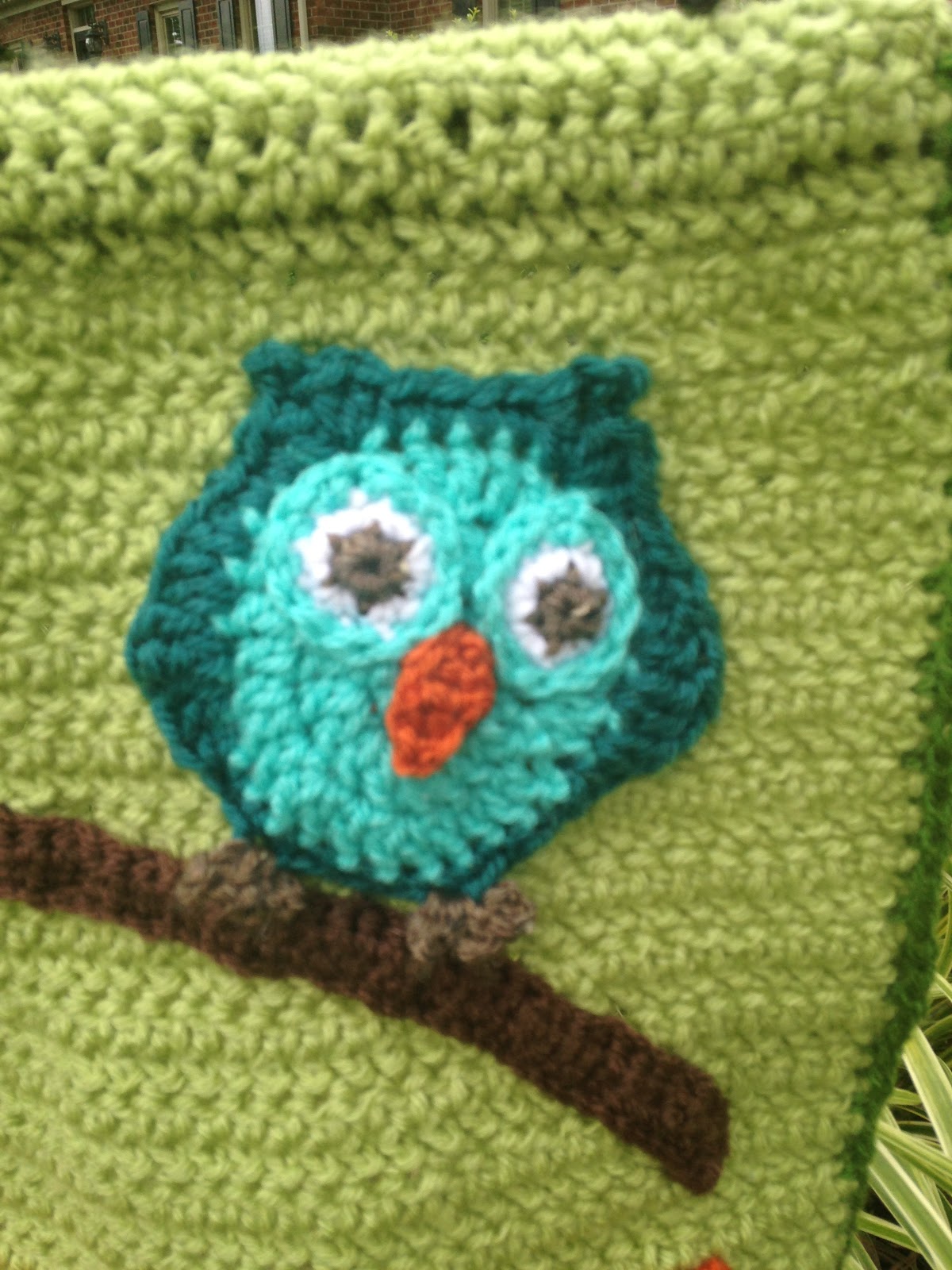 The Perfect Stitch...: Owl Garden Flag