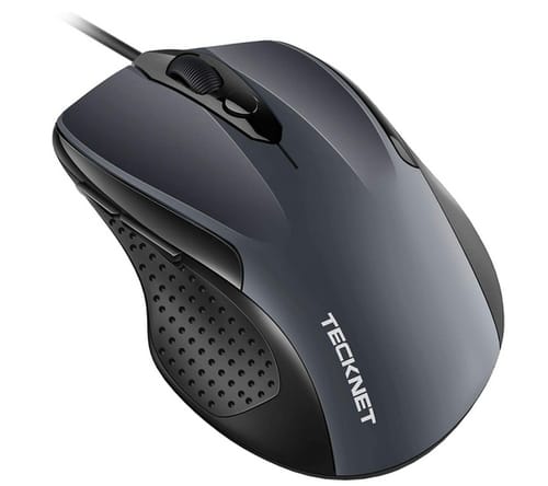 Review TECKNET USB Wired 6-Button Ergonomic Mouse