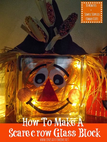 One Savvy Mom ™ | NYC Area Mom Blog: Fall Glass Block Craft Tutorial ...