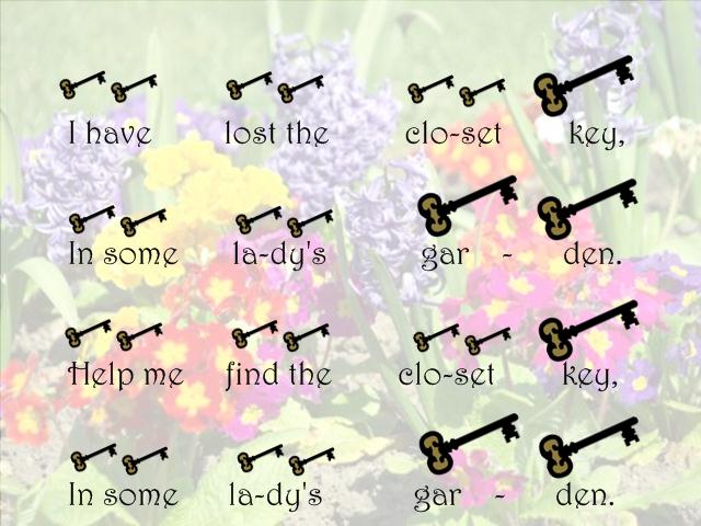 Kodaly Inspired Classroom: Closet Key