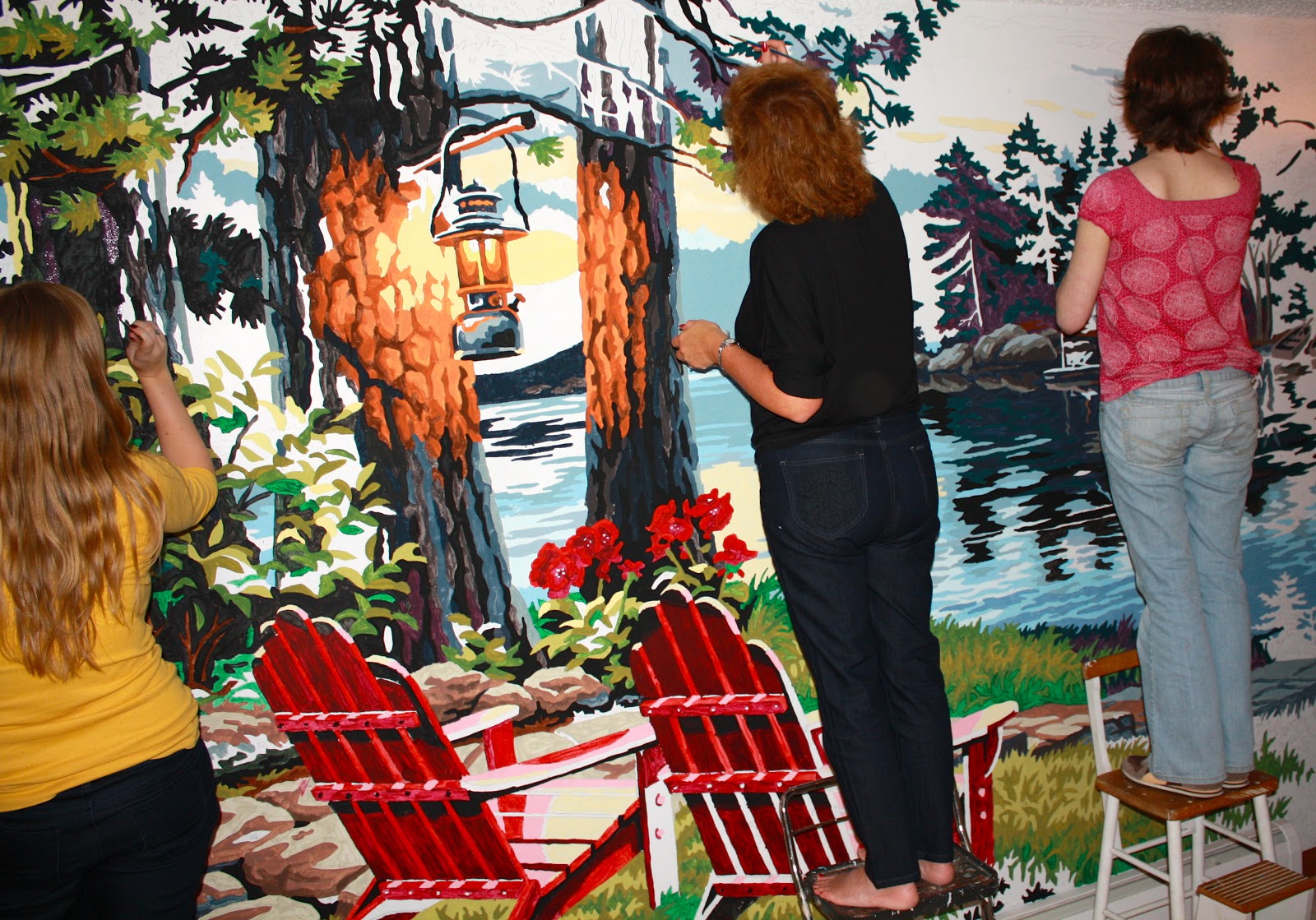 Paint by Number Wall