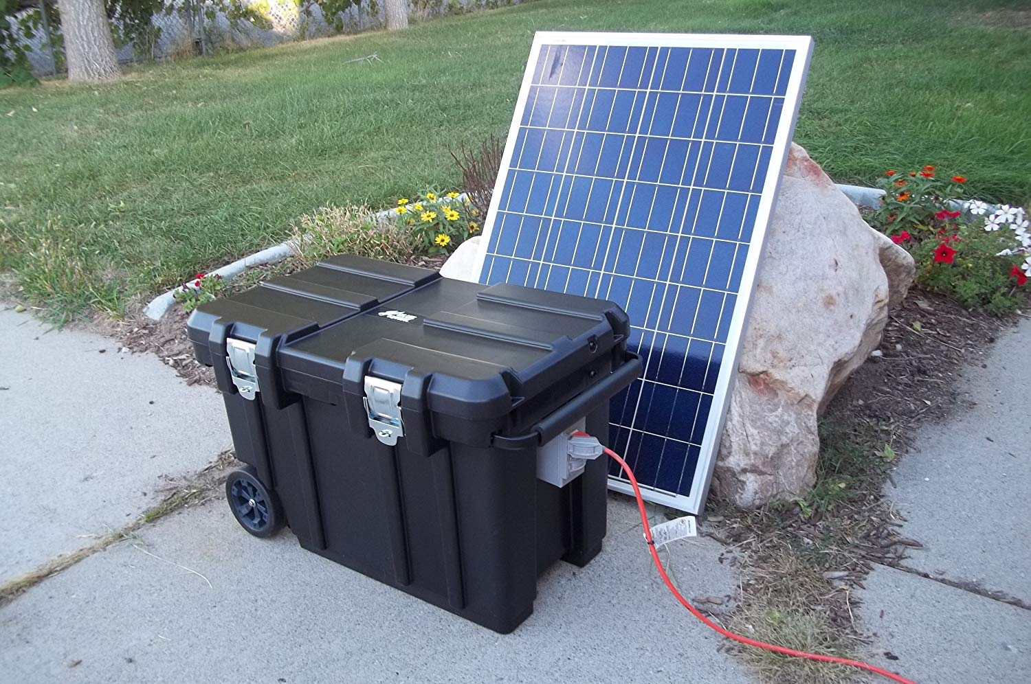 Portable solar power generator | Backyard Revolution