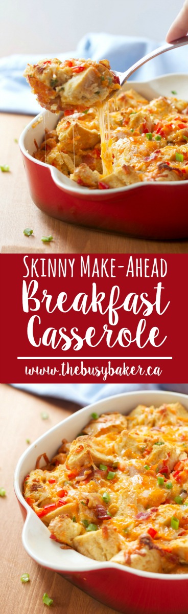 Easy Make Ahead Breakfast Casserole The Busy Baker