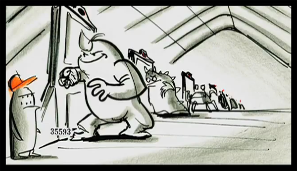 Living Lines Library: Monsters, Inc. (2001) - Storyboards