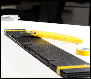 PhotoCompass: Quick DIY softbox grid