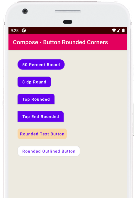 Jetpack Compose Button Cut Corner Shape Jetpack Compose Ui Ux Box My