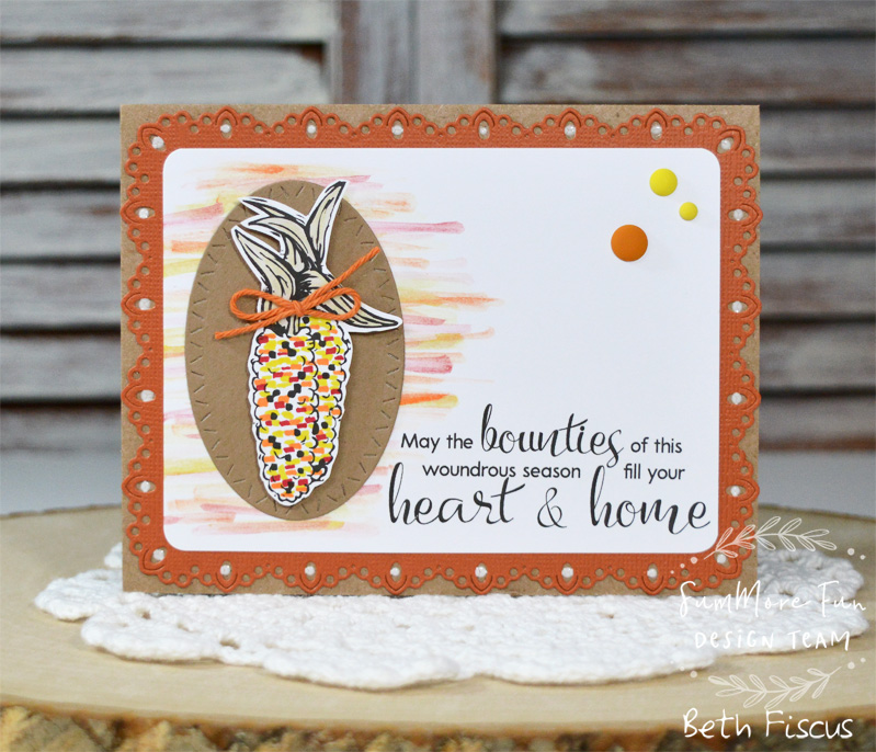 Beth's Beauties: Indian Corn Card