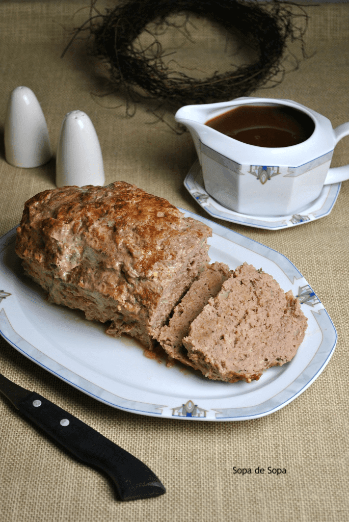 Sopa de Sopa : Rollo de Carne Picada asada en Microondas