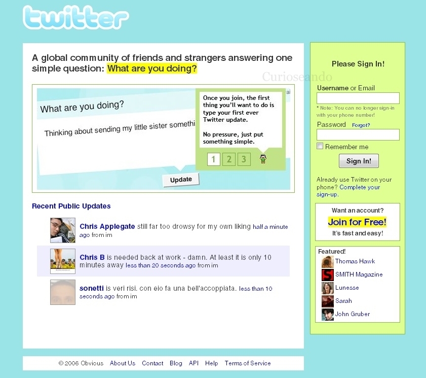 5 añitos en Twitter ~ Curioseando