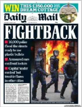 A2 Media Blog: London Riots Case Study: Daily Mail