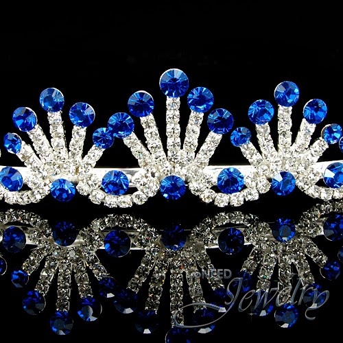 TOPTENFASHIONNEW: BLUE DIAMOND TIARA CROWN