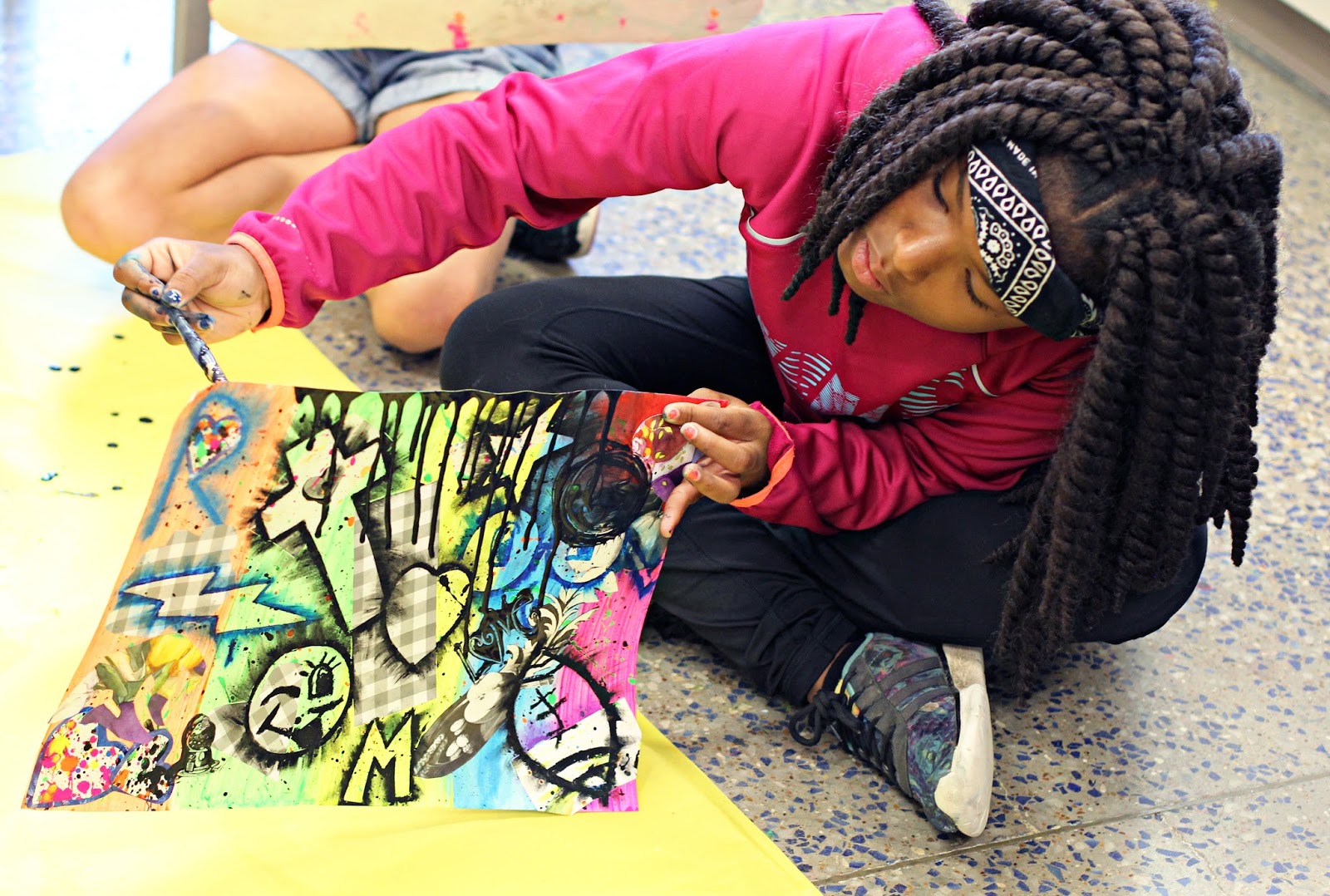 smART Class: 5th Grade multi media Collage