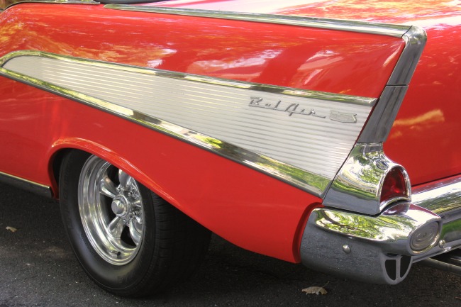 Restored 1957 Chevy Bel Air - Crafts a la mode