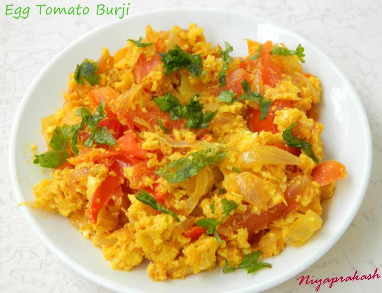 Niya's World: Egg Tomato Burji