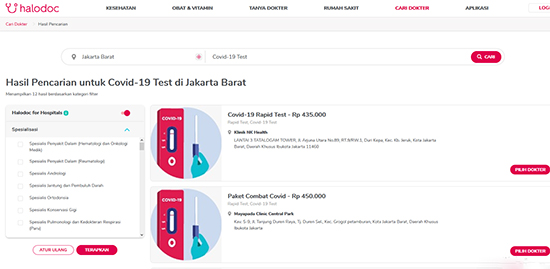 Cara Gampang Rapid Test Covid-19 Sesuai Lokasi Rumah - My Words