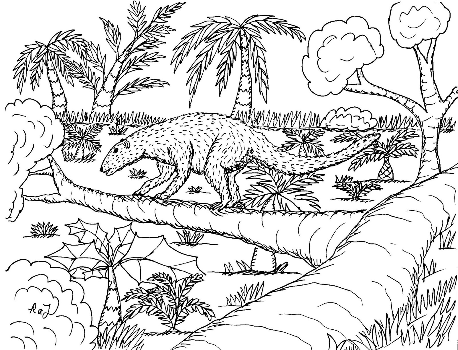 Robin's Great Coloring Pages: Early Paleogene Mammals of Colorado ...