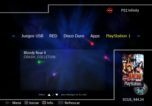 Descargar Tema PS2 MENU para OPL PS2 - PS2 Infinity