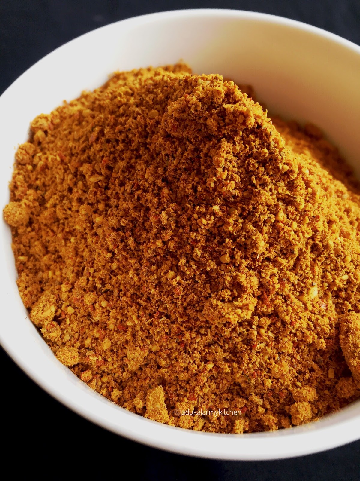 Adukalaii - My Kitchen : HOMEMADE SAMBAR POWDER RECIPE