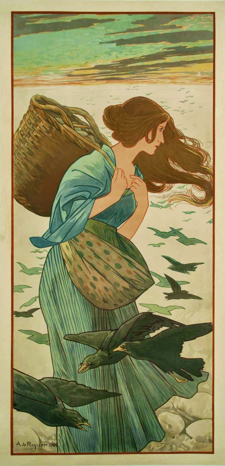 PEACOCK'S GARDEN: Alexandre de Riquer 1899