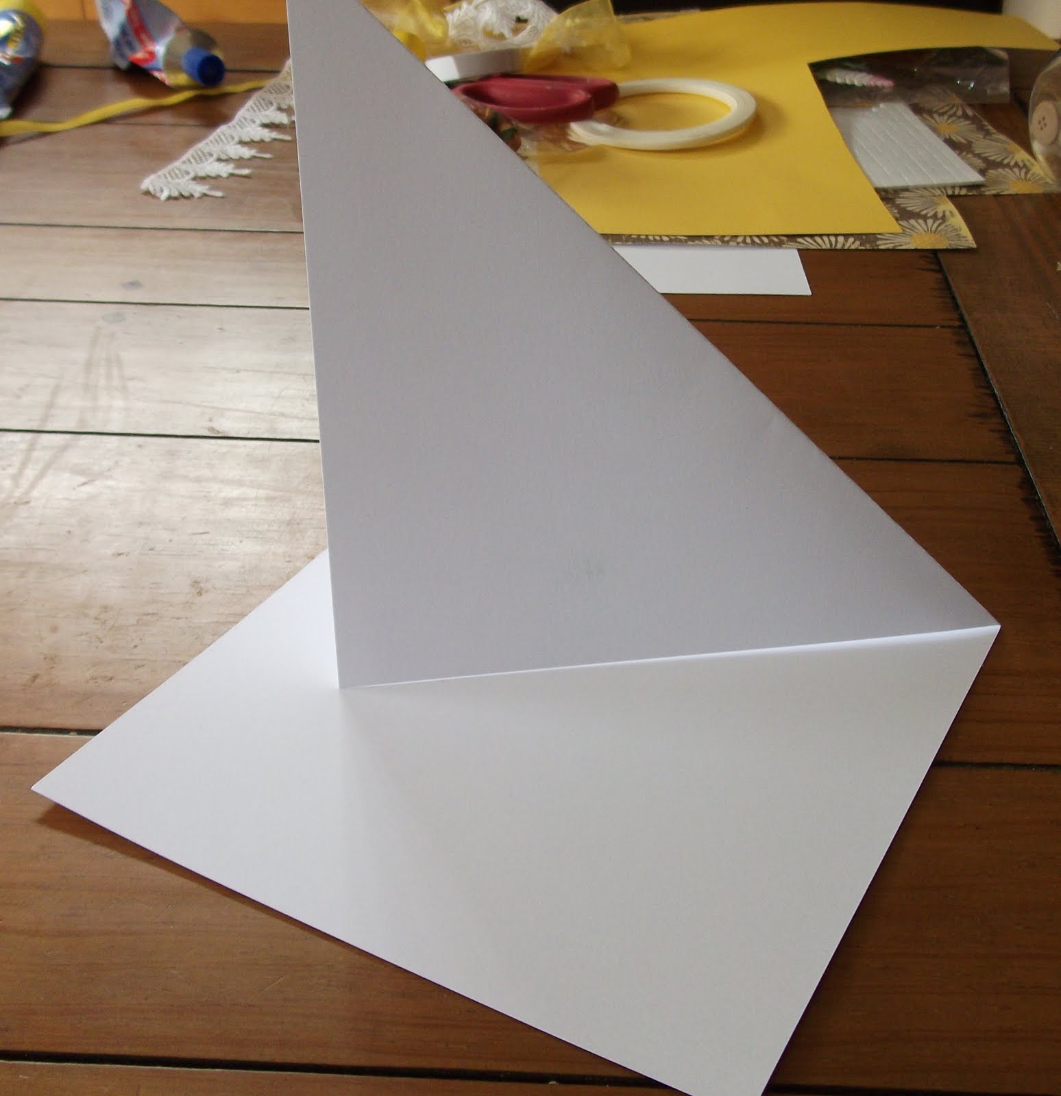 Art Salvation (formally Tina's Crafty Place): Sideways Easel Card Tutorial