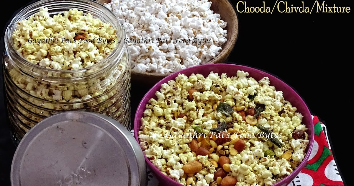 Gayathri Pai's Food Bytes: Spiced Puffed Jowar (Sorghum) Chiwda/ Chivda ...