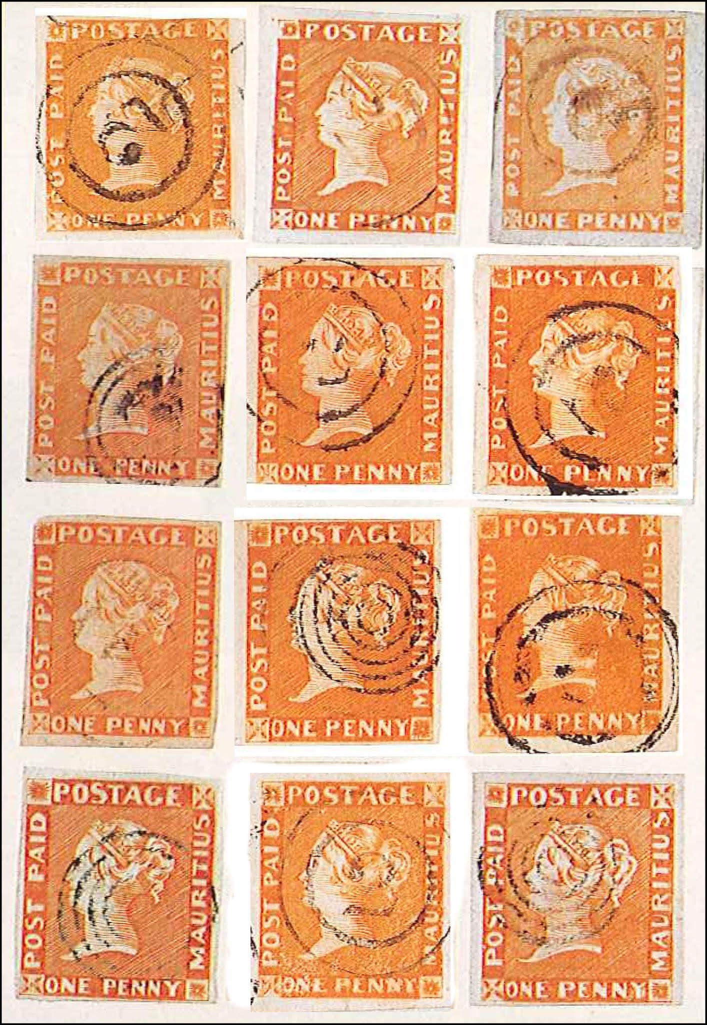 Classic Stamp Forgeries: Mauritius First Issues