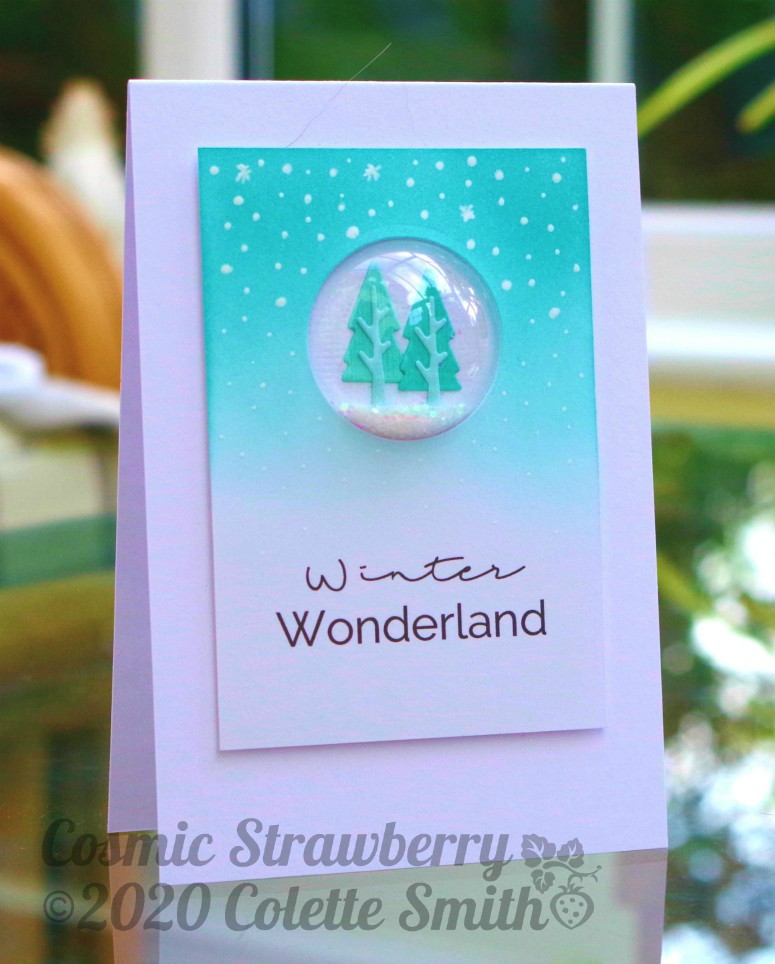 Cosmic Strawberry: Winter Snowglobe