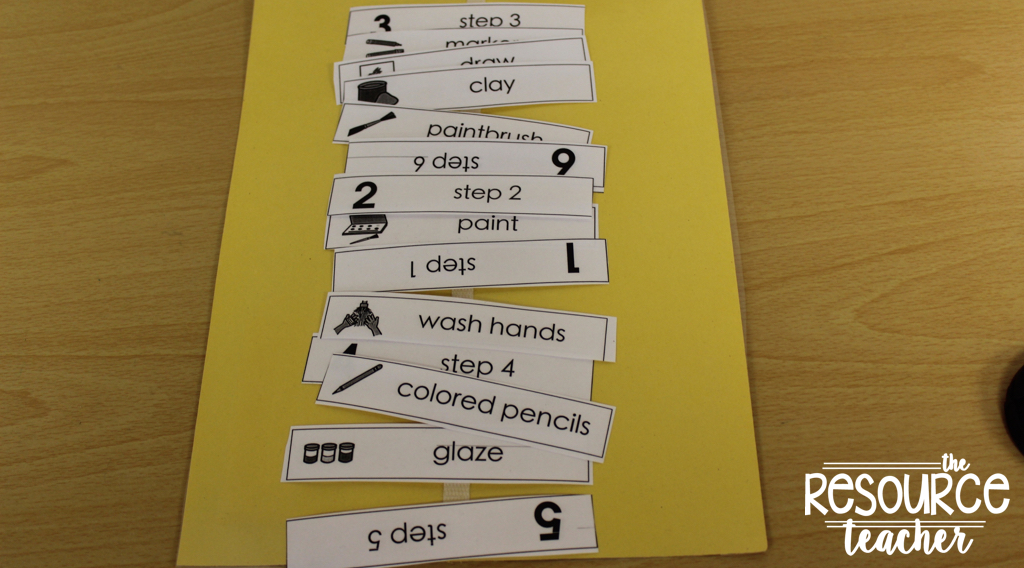 The Resource Teacher: Visual Mini-Schedules
