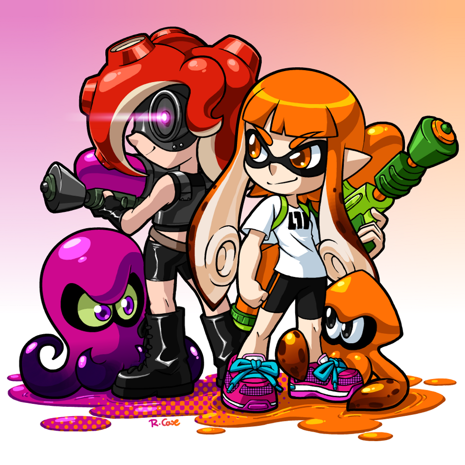 GAMING ROCKS ON: Game Art #74: Splatoon Gallery