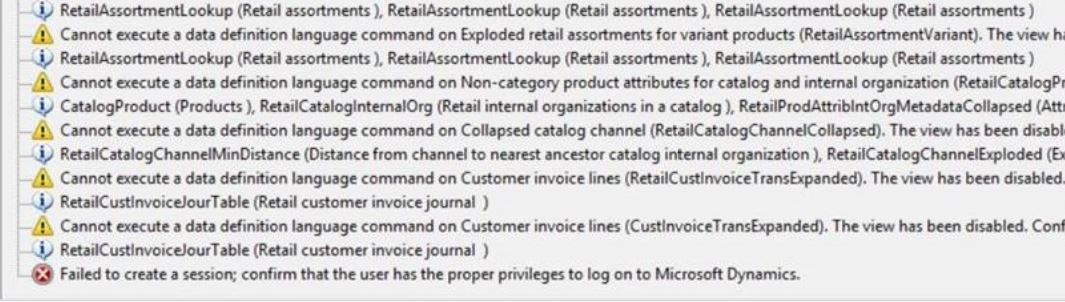 Dynamics 365 Finance and Operation topics : Failed to create a session; confirm that the user ...
