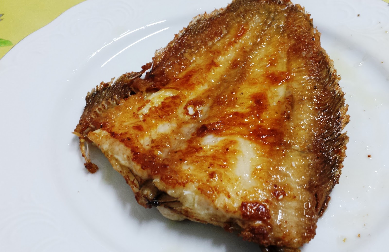 El rincón de Mundín: LENGUADO A LA PARRILLA O PLANCHA Y FRITO