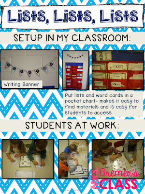 Making Lists in the Writing Center {Taking the Fear Out of Writing ...