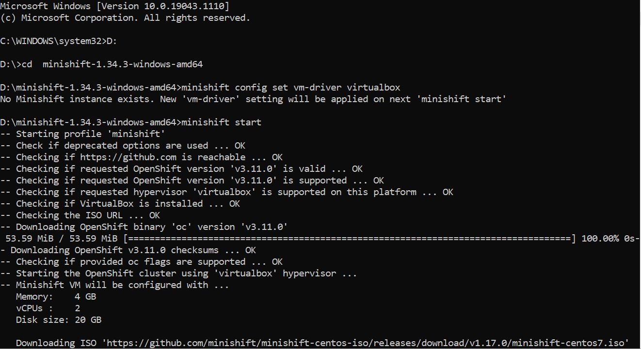 The Techofied: Installing Minishift in Windows 10 Home