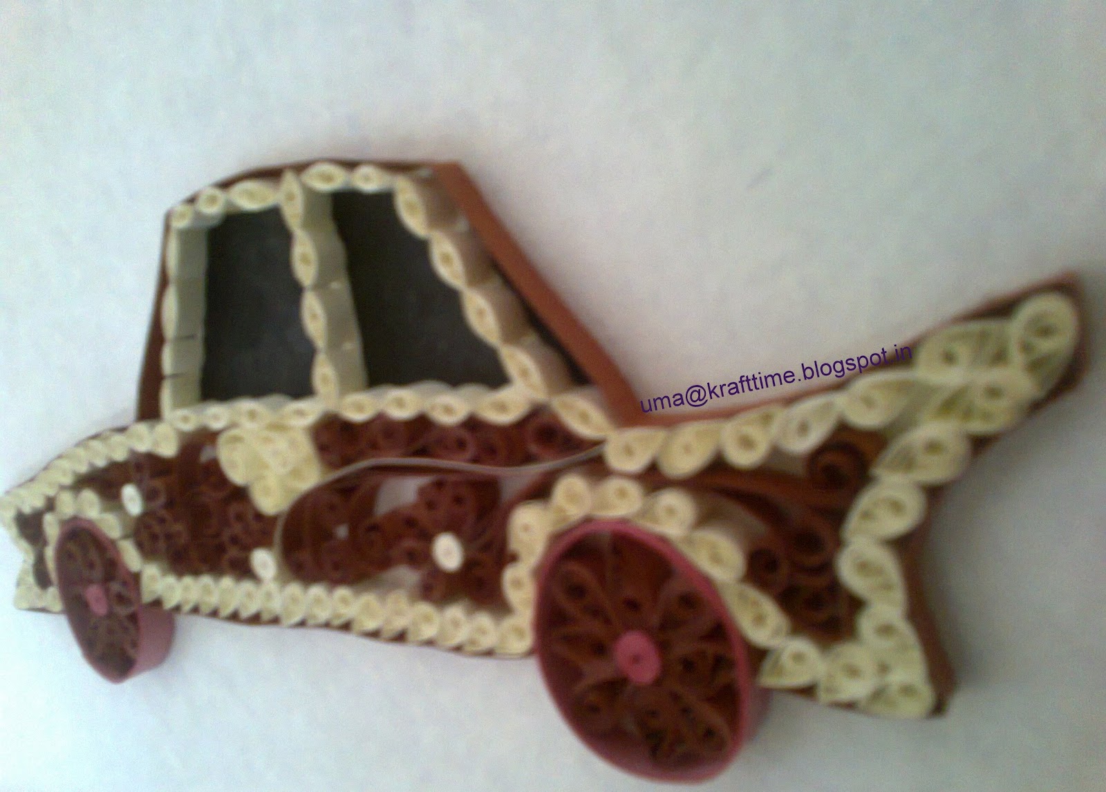 रचना: Quilled Car #2