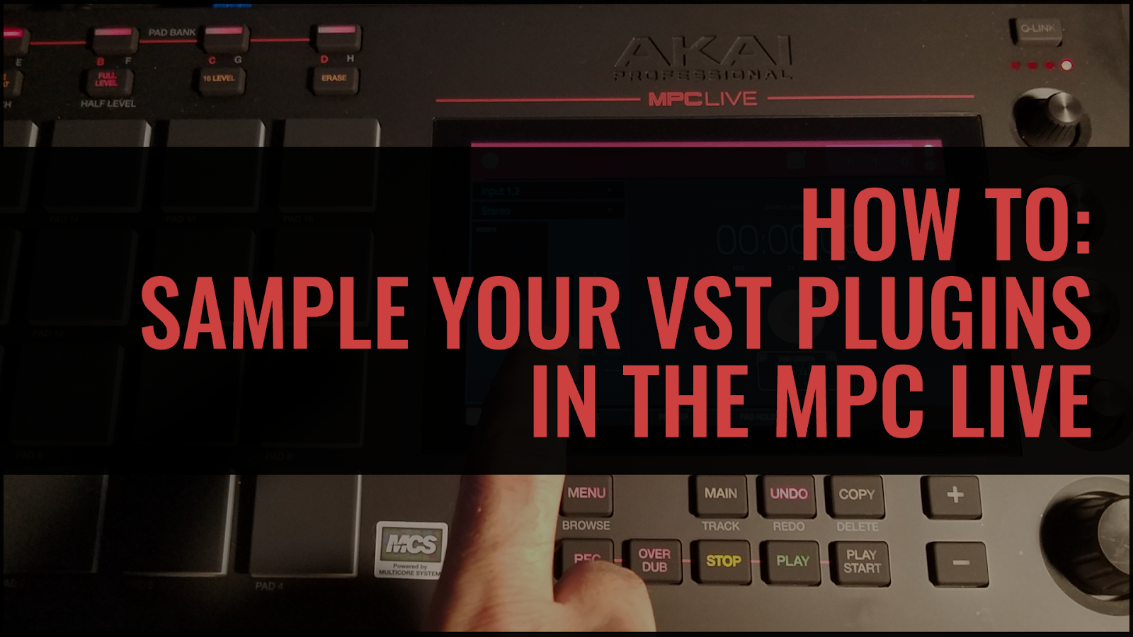 How to: Sample Your VST plugins in the MPC Live - SFTraxx.com
