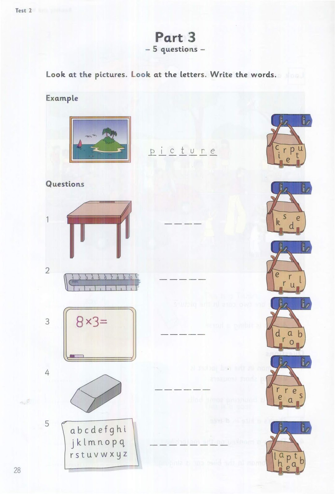 English Cambridge Tests - Starters 03 - Let Your Hair Down!