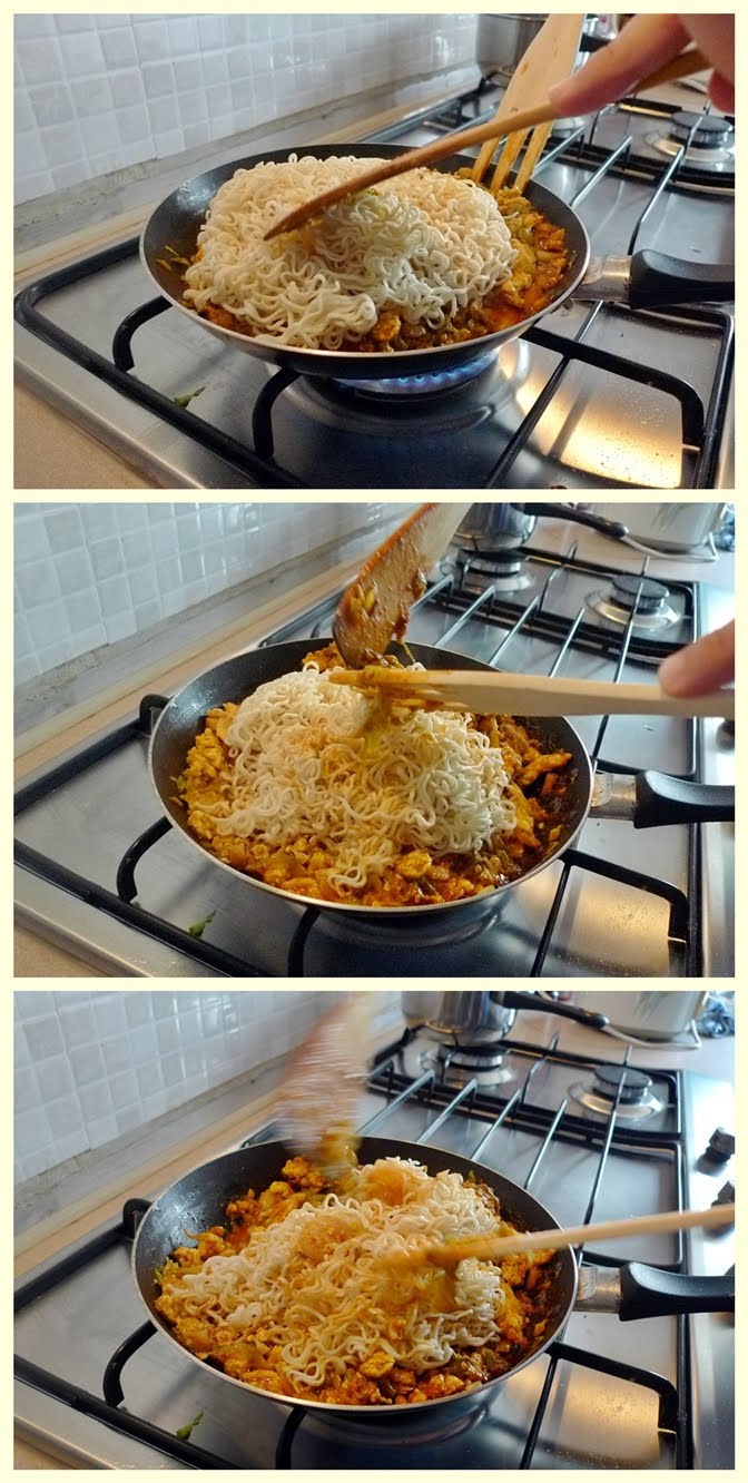 ThAnkS but NO: [Food] Homecook Tomyam Fried Maggie Mee