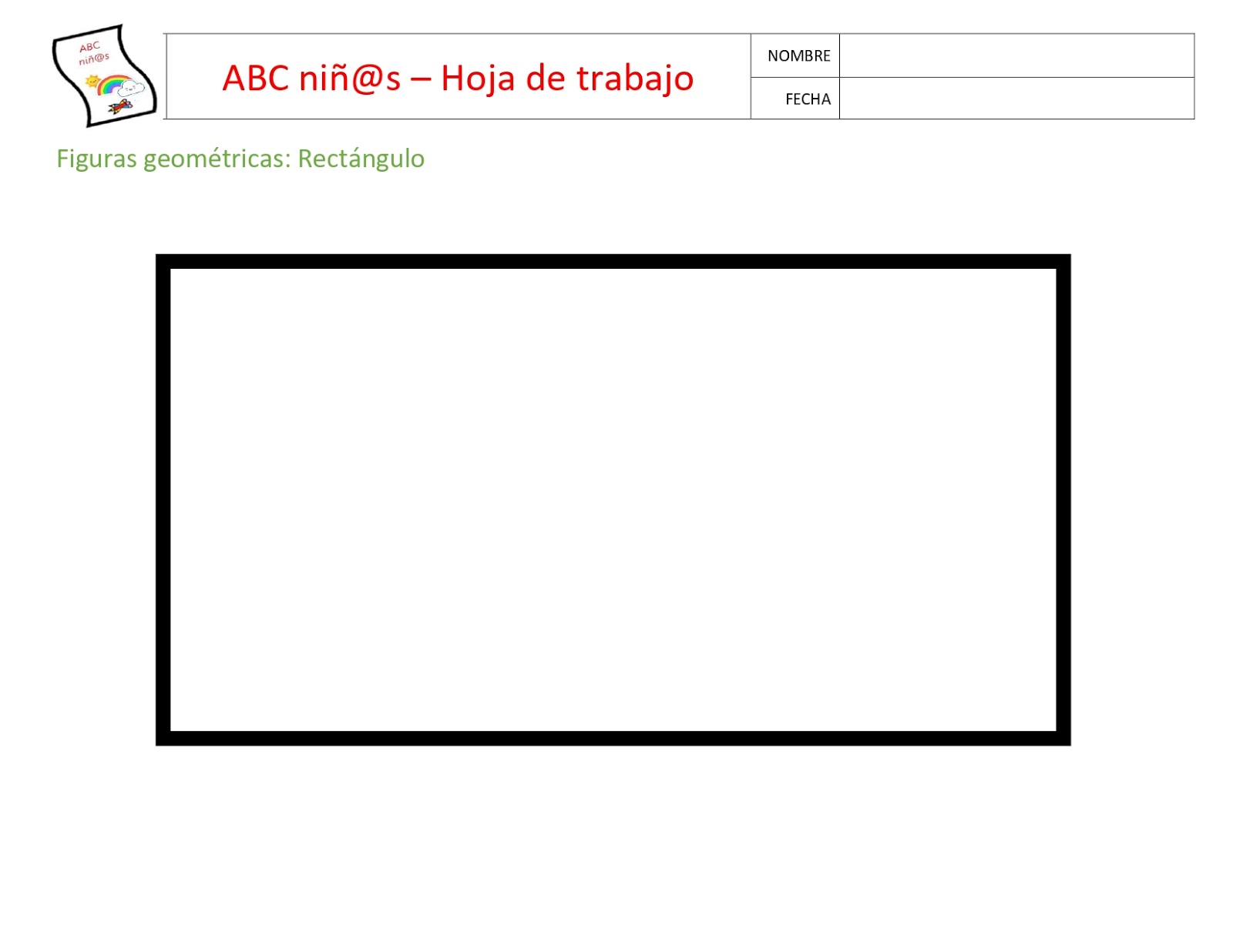 Figuras geométricas #4 Rectángulo