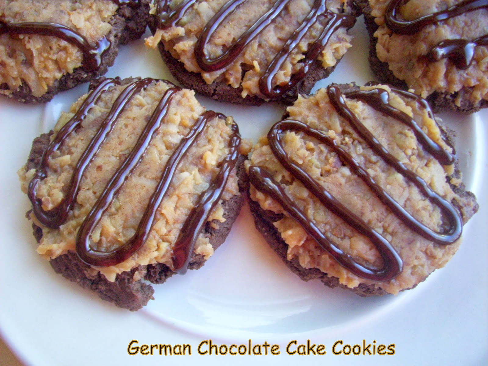 Flavors by Four: German Chocolate Cookies