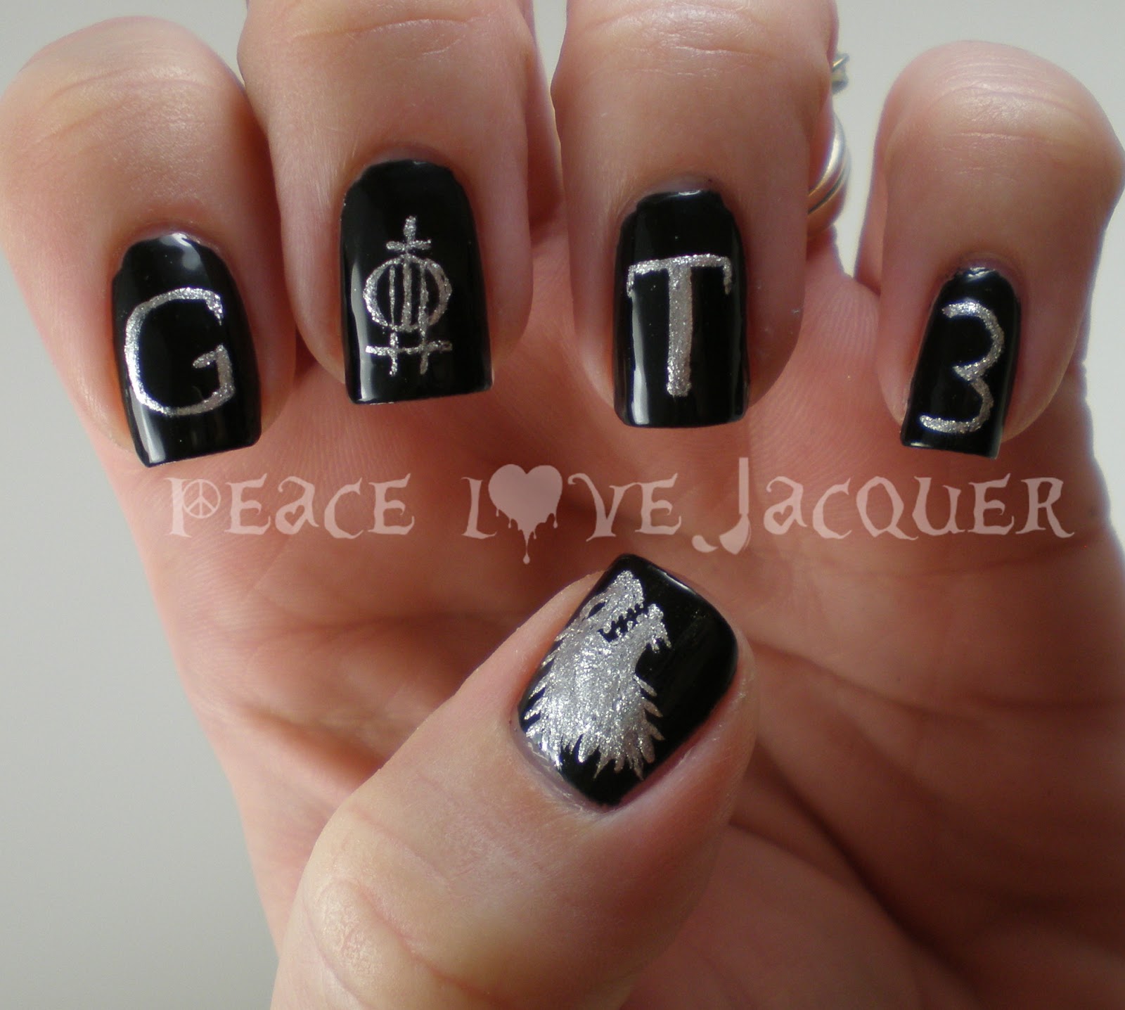 Peace Love Lacquer: Game of Thrones Nail Art