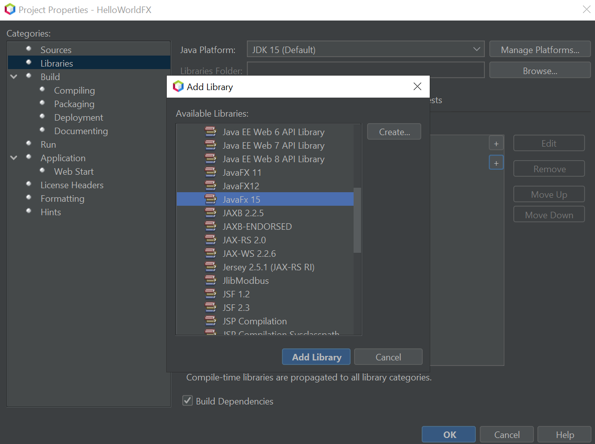 Creating JavaFX Applications with Apache Netbeans Creating JavaFX Applications with Apache Netbeans