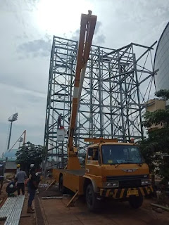 Harga sewa mobil tangga hidrolik | WA 081381115645: mobil tangga